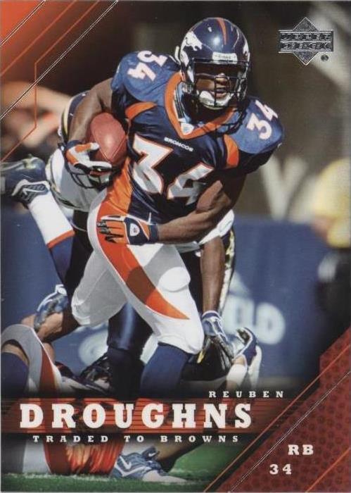 2005 Upper Deck - Reuben Droughns #58 for sale online | eBay