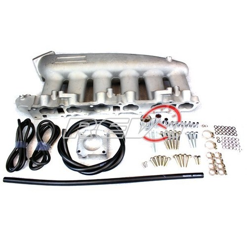 FITS RB25 RB25DET SKYLINE R32 R33 R34 TURBO ALUMINUM CAST INTAKE ...