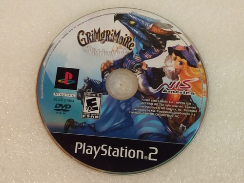 GrimGrimoire Sony PlayStation 2 PS2 2007 Disc Only TESTED 857823001826 ...