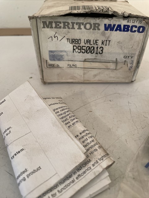 Meritor WABCO Turbo Valve Repair Kit R950013 for sale online | eBay