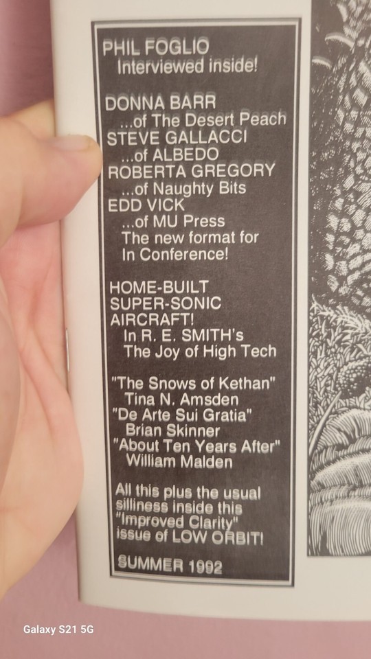 Low Orbit Volume 2 #47 Phil Foglio Interview Steven Gallacci Albedo ...