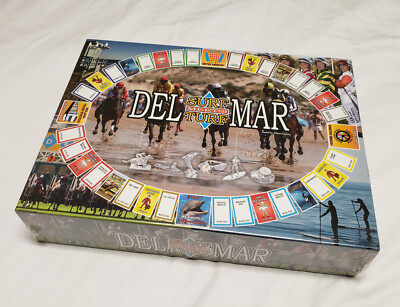New Sealed San Diego Del Mar California Surf Meets The Turf Monopoly ...