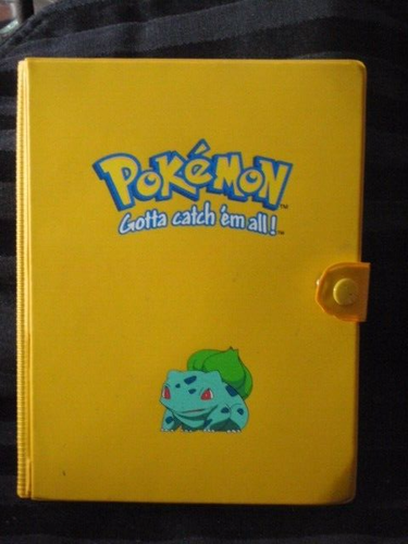 VINTAGE POKEMON GOTTA CATCH EM ALL! BULBASAUR TCG CARD HOLDER/BINDER ...