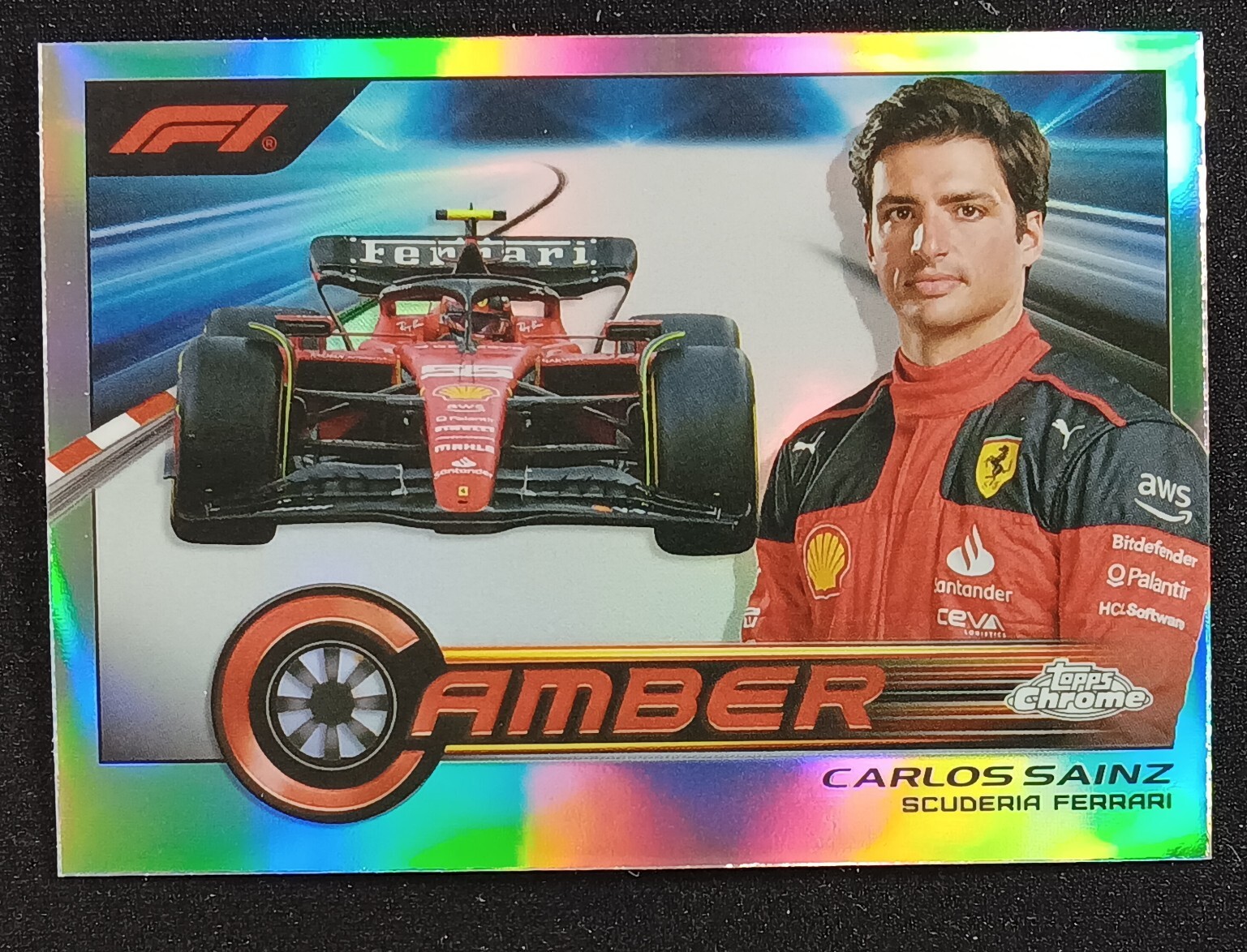 2023 Topps Chrome F1 Camber #CAM-CSI Carlos Sainz - Ferrari | eBay