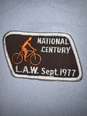 Vintage National Century L.A.W. Sept 1977 Cyclist Graphic Commemorative ...
