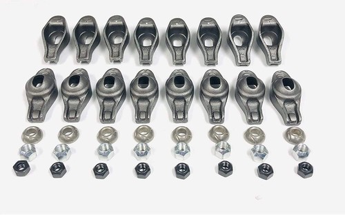 ROCKER Arms+Nuts+Pushrods Set/16 for SOME 1965-1968 Ford SB 289 302 5 ...