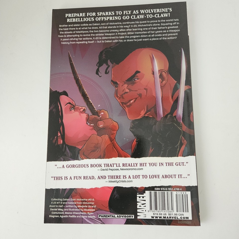 Excalibur Vol 1 Origin Daken Wolverine X-23 TPB LOT OF 4 MARVEL ...