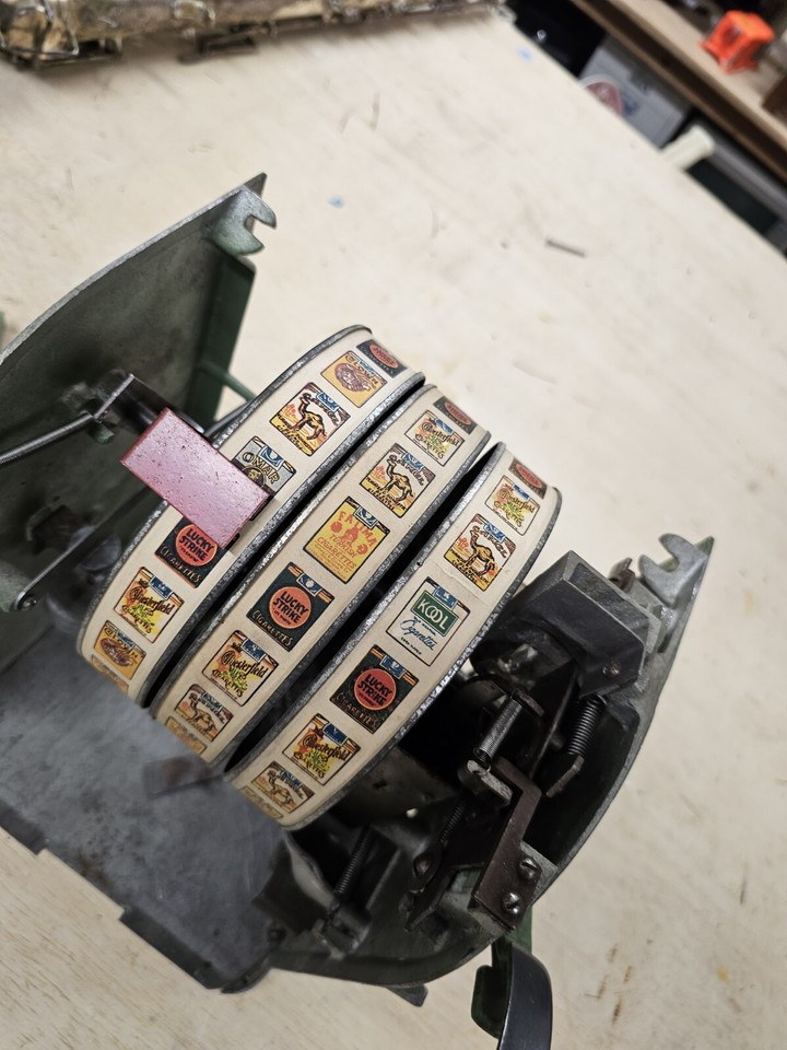 Vintage GEM Sanders Penny Slot Machine Cigarette Trade Stimulator | eBay