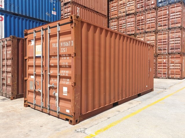 Steel Shipping Storage Containers 40ft New One Trip Single Use Storage