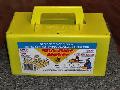 Vintage SLM Sno Bloc Maker Toy Snow Sand Block Brick Mold Form Toy ...