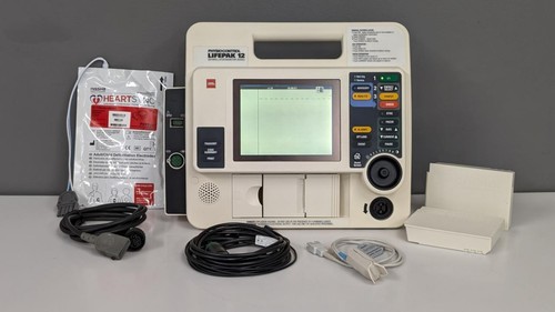Lifepak 12 3 LEAD SpO2 ECG Analyze Pacing MONOCHROME | eBay