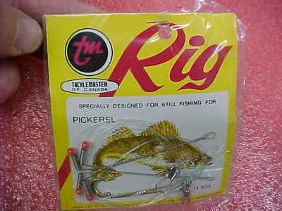 FT4 Vintage Tacklemaster made in Canada pickerel rig size 1/0 tm rig ...