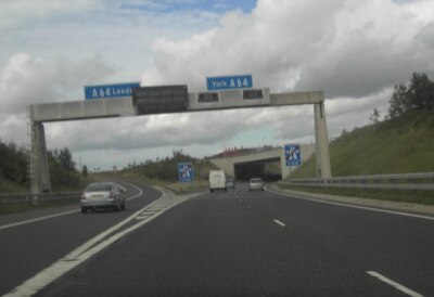 Photo 6x4 A64 / A1 Junction Aberford A64 Junction as you leave the A1 ...