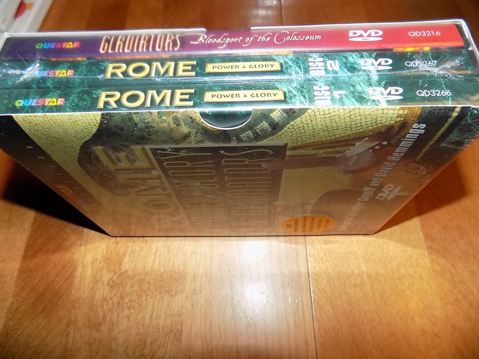 ROME Power Glory Gladiators Ancient Roman Empire History 3 Disc DVD SET ...