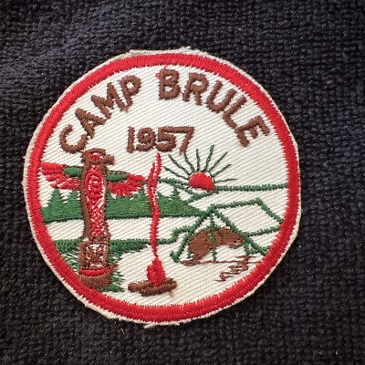 1957 BOY SCOUTS CAMP BRULE PATCH | eBay