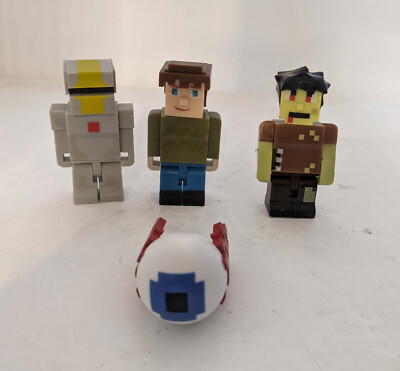 4 Terraria World 3" Action Figures Demon Eye Guide Zombie Armor Lot | eBay