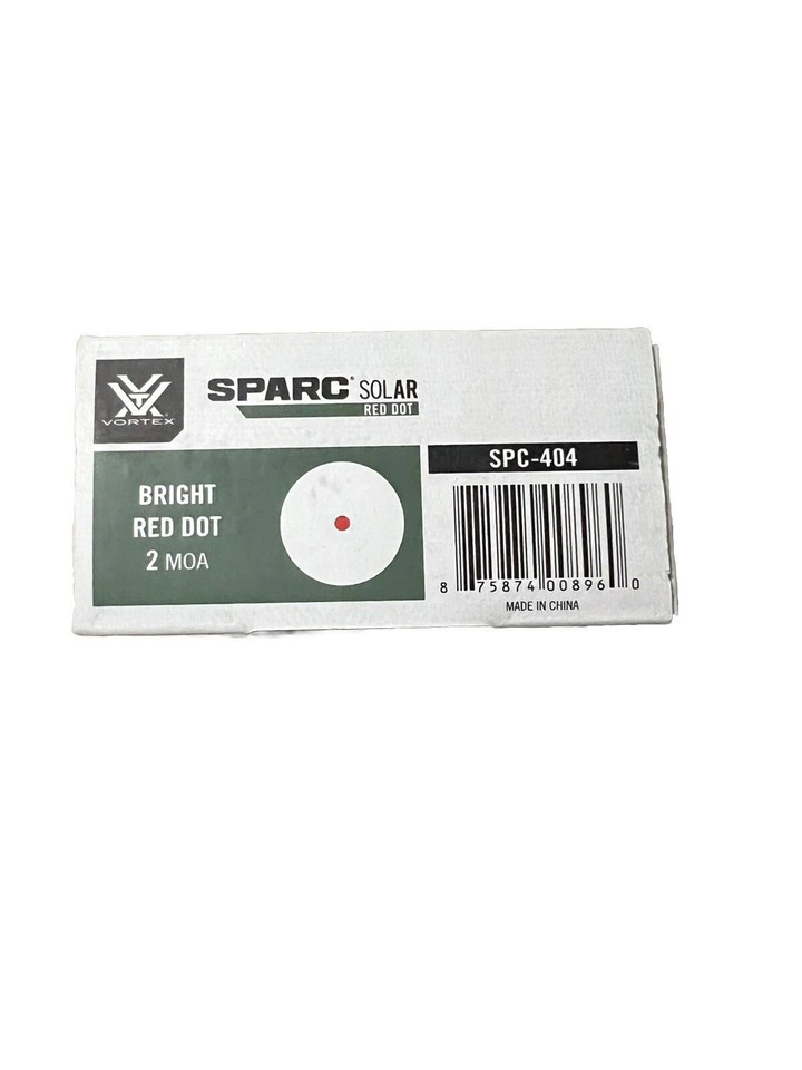 Vortex Sparc Solar 2 MOA Red Dot 875874008960| eBay