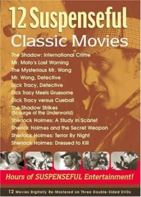 12 Suspenseful Classic Movies 3-Disc Set DVD VIDEO Mr. Wong Dick Tracy ...
