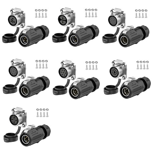 Industrial waterproof connector IP68, quick plug round connector4017 ...
