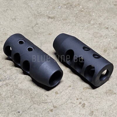 .300 Blackout Muzzle Brake Compensator 5/8-24 TPI Black Nitride 300 AAC ...