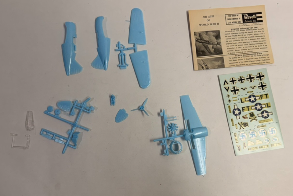 REVELL. H-684:100. AIR ACES OF WORLD WAR II. 1:72 SCALE. ZG-SC | eBay