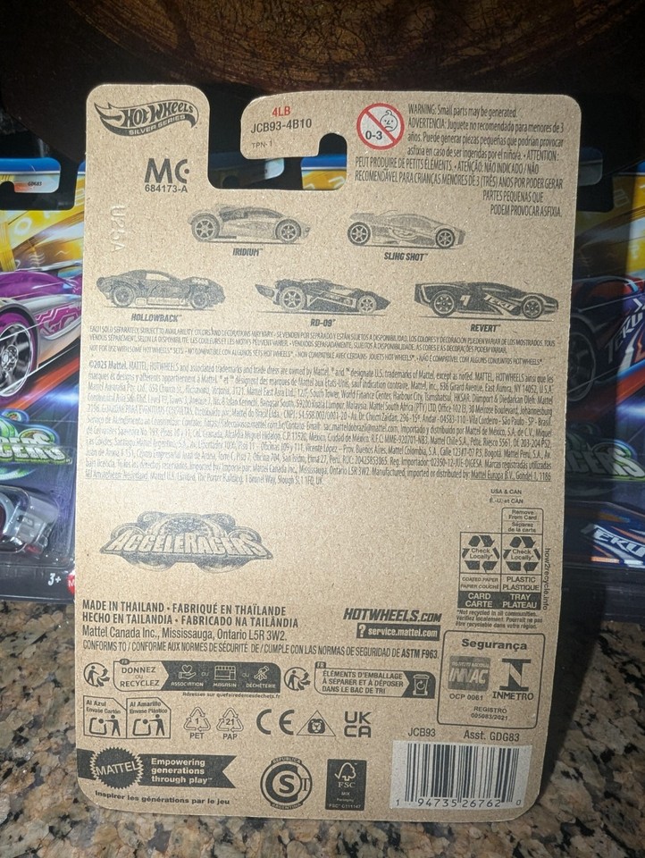 Rare Set of 5 ACCELERACERS 2025 Hot Wheels SILVER SERIES | eBay