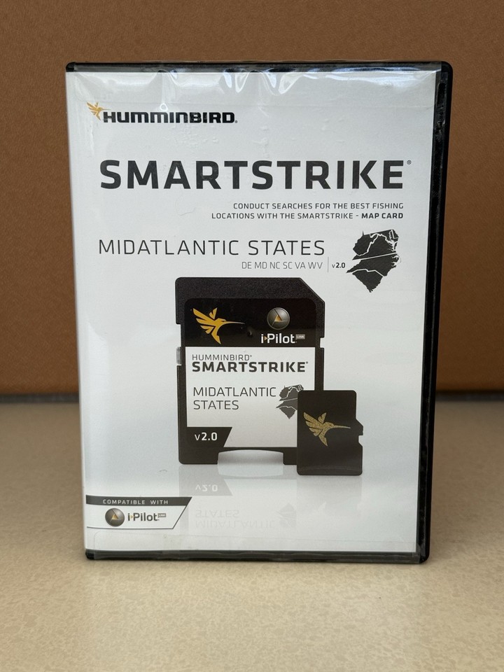 Humminbird 600047-2 SmartStrike Mid-Atlantic V2 Digital GPS Maps Micro ...