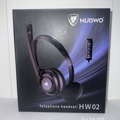 NUBWO HW02 Black Digital Stereo Sound High Quality USB Telephone ...
