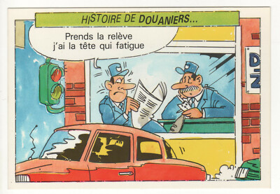CARTE POSTALE HUMORISTIQUE : HISTOIRE DE DOUANIERS - N° 37 - NON ÉCRITE ...