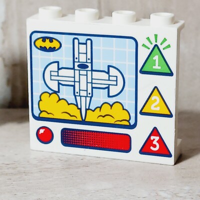 LEGO Batman Computer Control Screen Printed BATWING 1 2 3 Countdown ...