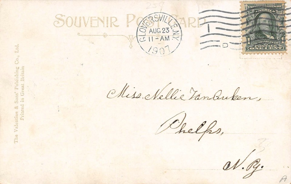 # G4943 GLOVERSVILLE, N.Y. POSTCARD, ARMERY | eBay