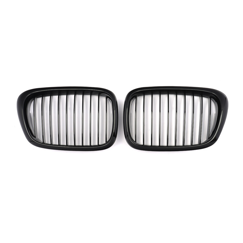 for 99-03 BMW 5 Series E39 BMW M5 Look Grille Gloss Black 528i 530i ...