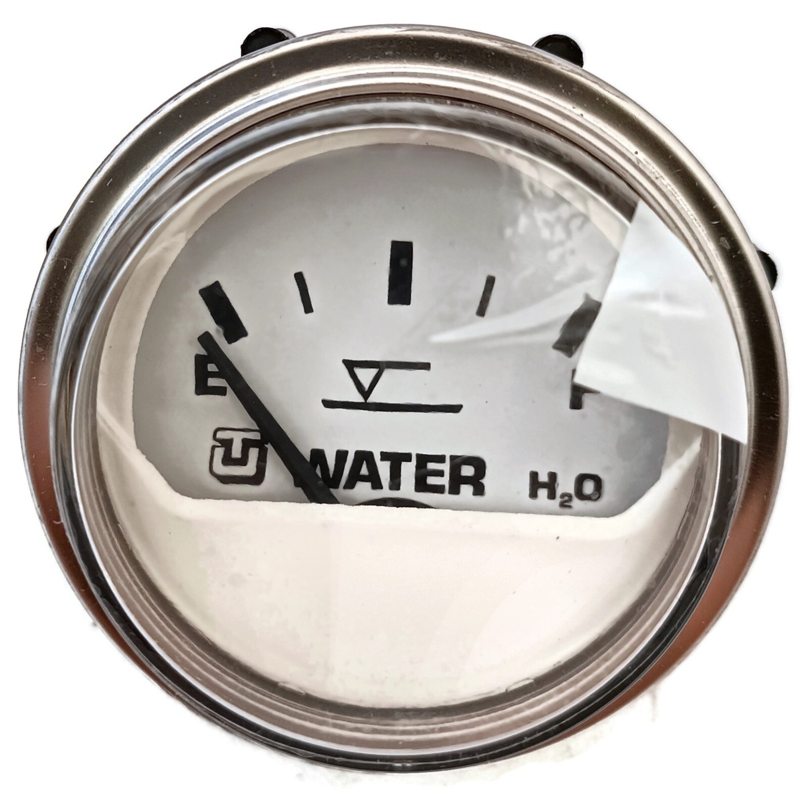 NEW OEM Ultraflex Uflex Boat Analog Water Level Gauge 12V Silver Bazel ...