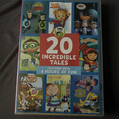 PBS 20 Incredible Tales Kids DVD 2018 Arthur Wild Krats Peg + Cat ...