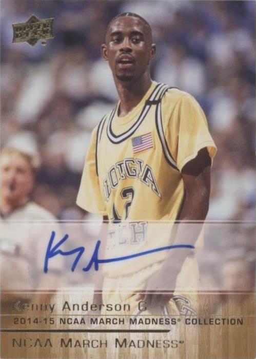2014-15 Upper Deck NCAA March Madness Collection - Kenny Anderson #KA-A ...
