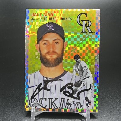 2023 Topps Chrome Platinum Anniversary - X-Fractor #114 Jake Bird (RC ...