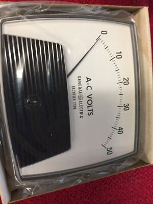 GE PANEL METER 50-171051NTNT1 0-50 AC VOLTS | eBay