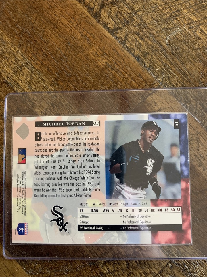 Michael Jordan Baseball Rookie Card | eBay