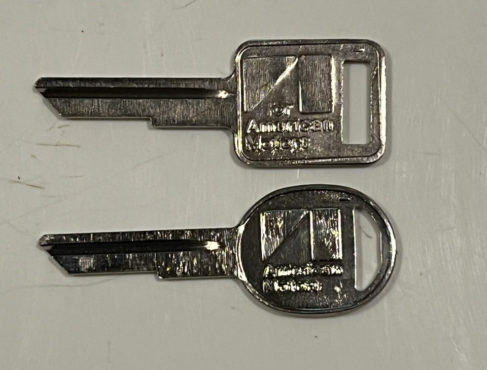 Jeep AMC Key Blank Set. Oval And Square Key Included. RA3 & RA4 1974 ...