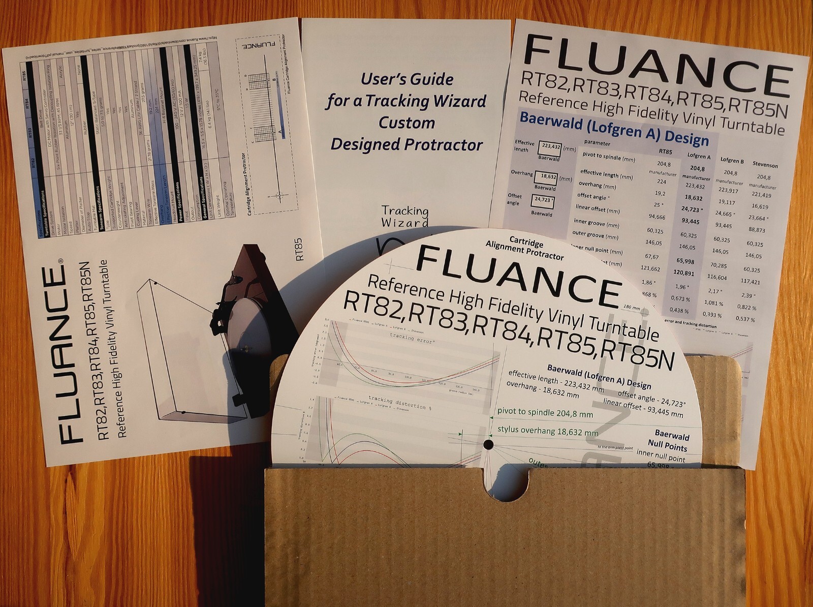 Fluance RT82, RT83, RT84 & RT85 Custom Designed Tonearm Alignment ...