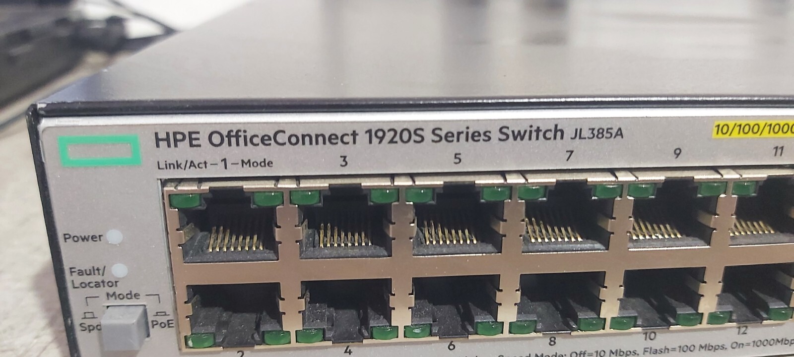 HP OfficeConnect 1920S 24 Port Rack Mountable Ethernet Switch JL385A ...