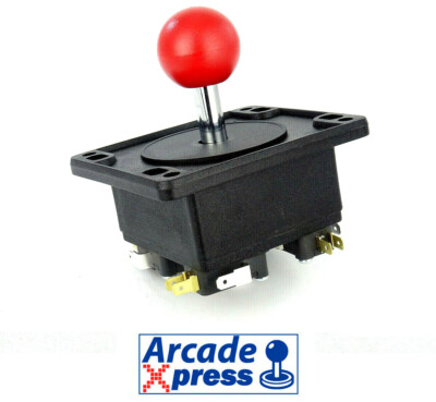 HAPP 4 way Red Ball Arcade Game Joystick Ball Ms PacMan Galaga ...