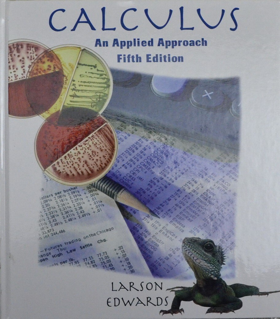 Calculus: An Applied Approach by Bruce H. Edwards and Ron Larson (1999 ...