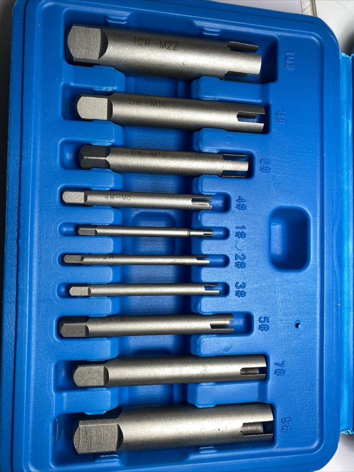 HSS Tap & Screw Extractor Set 10Pcs | eBay