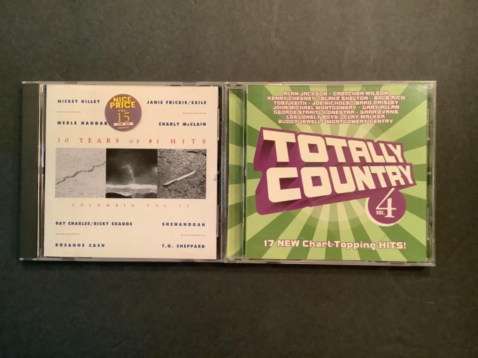 2 CD Lot Totally Country Vol. 4 & 30 Years of #1 Hits Vol. 15 Country ...