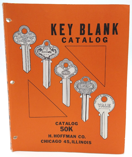 H HOFFMAN COMPANY Vintage Key Blank Catalog 50K - circa 1959 | eBay