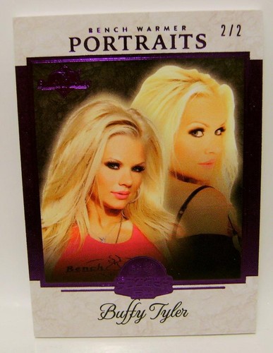 BUFFY TYLER #2 /2 PURPLE PORTAITS SOCCER BENCHWARMERS 2023 | eBay