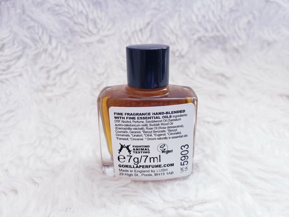 LUSH Gorilla Perfume The Voice of Reason Fine Fragrance essential oil 7 ...