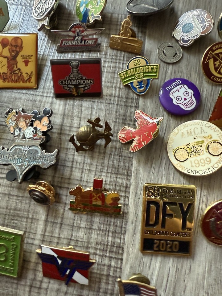 Vintage Lot Of Different metal pins | eBay