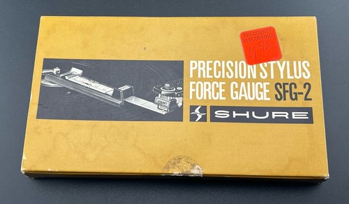 Vintage Shure SFG-2 Stylus Force Gauge for Turntable In Box w ...
